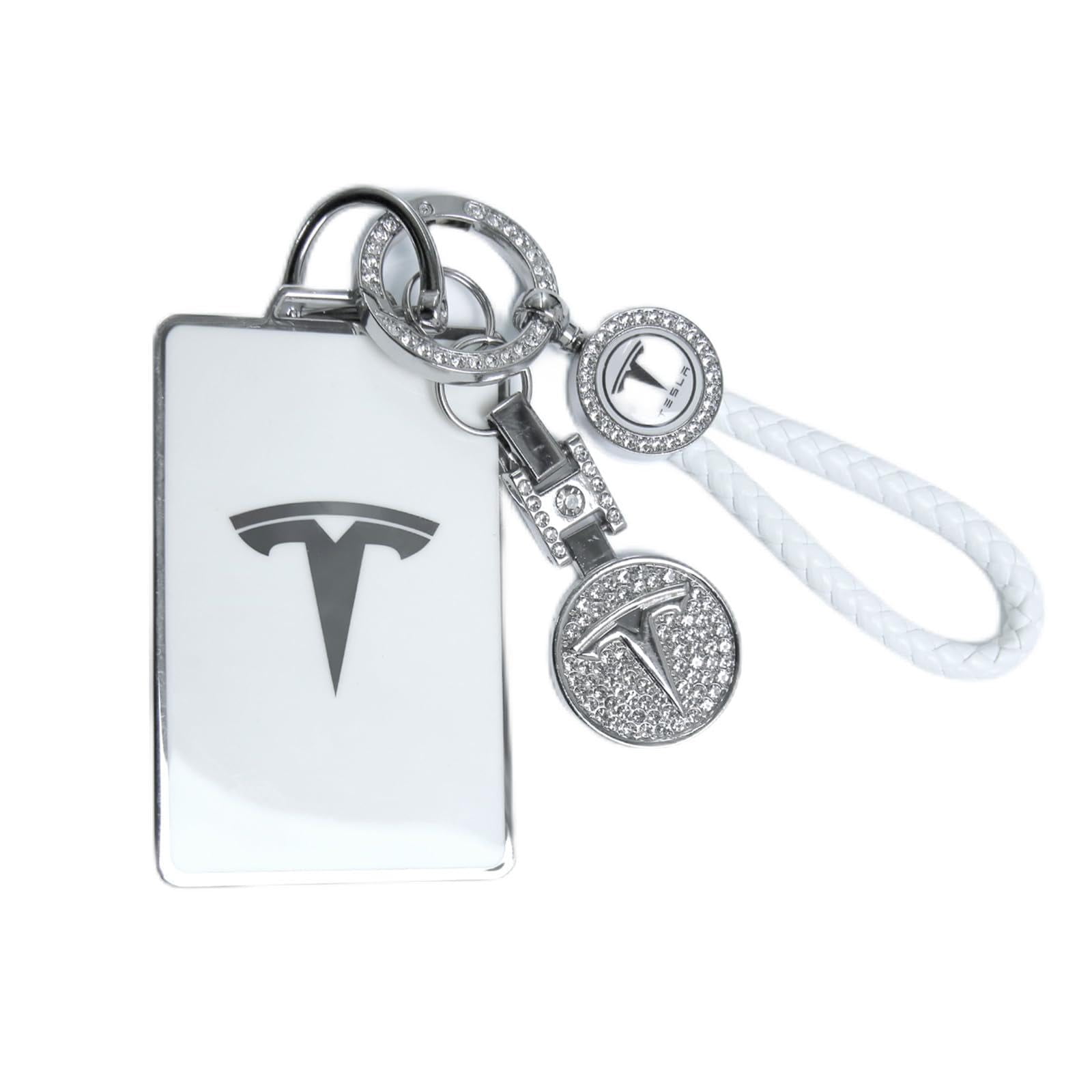 KY Tesheer for Tesla Key Card Holder Bling Key Chain fit Tesla Card Key ...