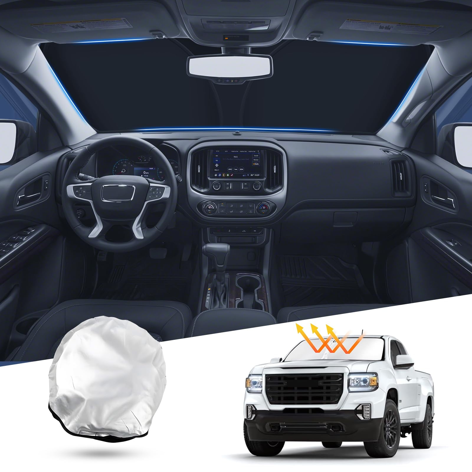 KY Windshield Sun Shade for 2016-2024 2025 Honda Pilot Accessories ...