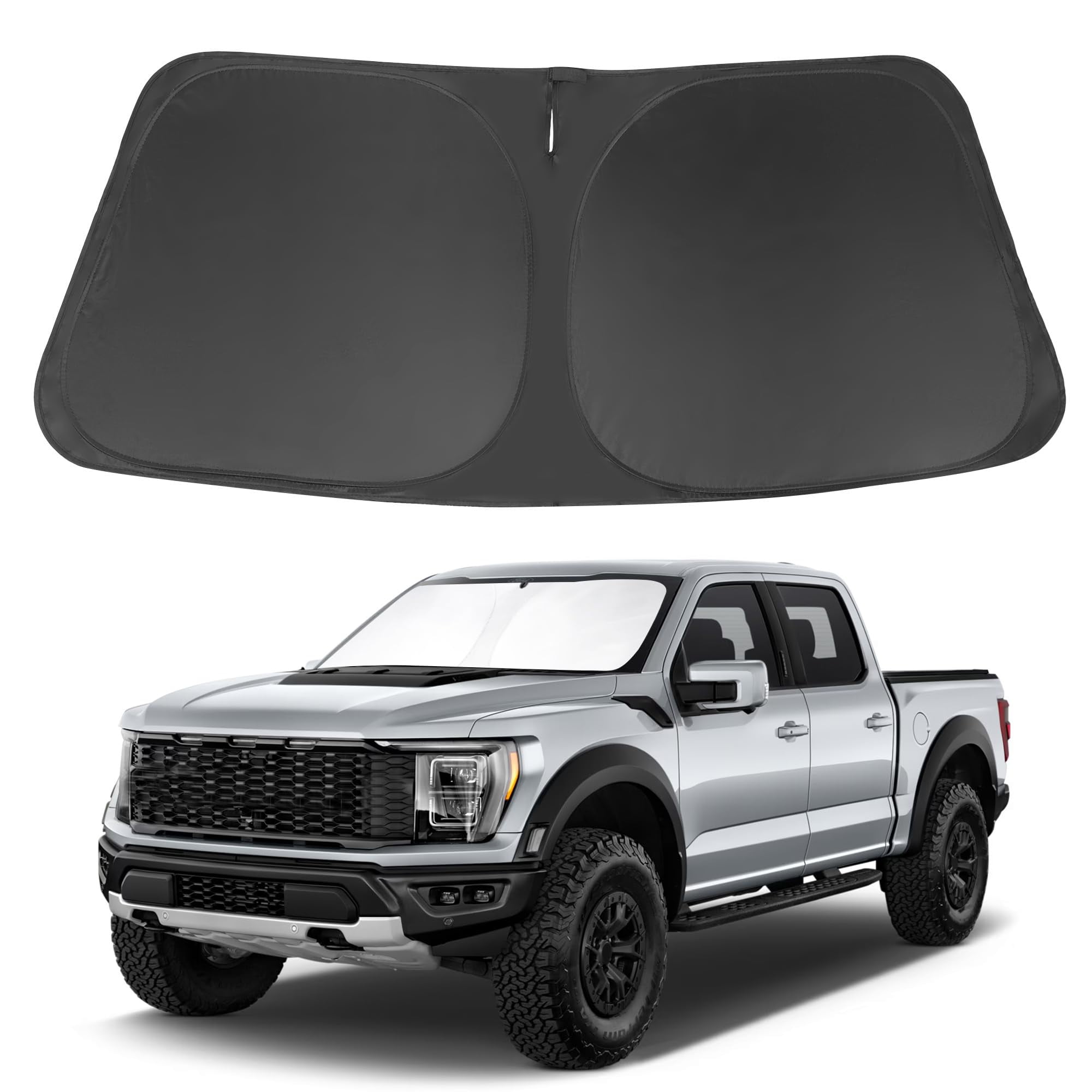 KY Windshield Sun Shade Compatible with 2022 2023 2024 2025 Ford ...