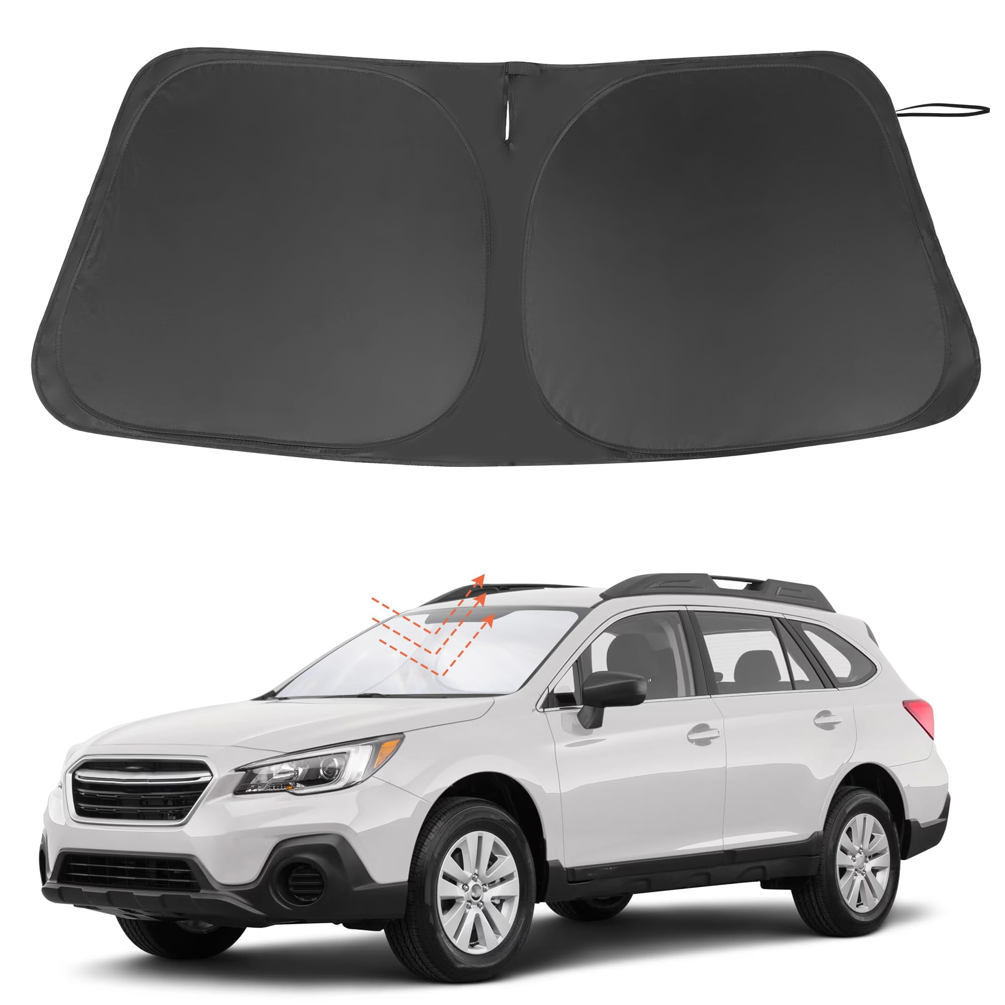 KY Windshield Sun Shade Compatible with 2022 2023 2024 2025 Ford ...