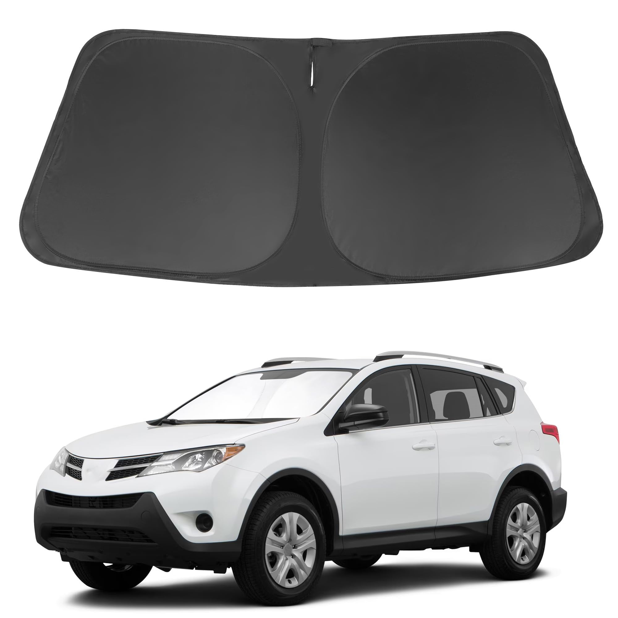 KY Windshield Sun Shade Compatible with 2022 2023 2024 2025 Ford ...