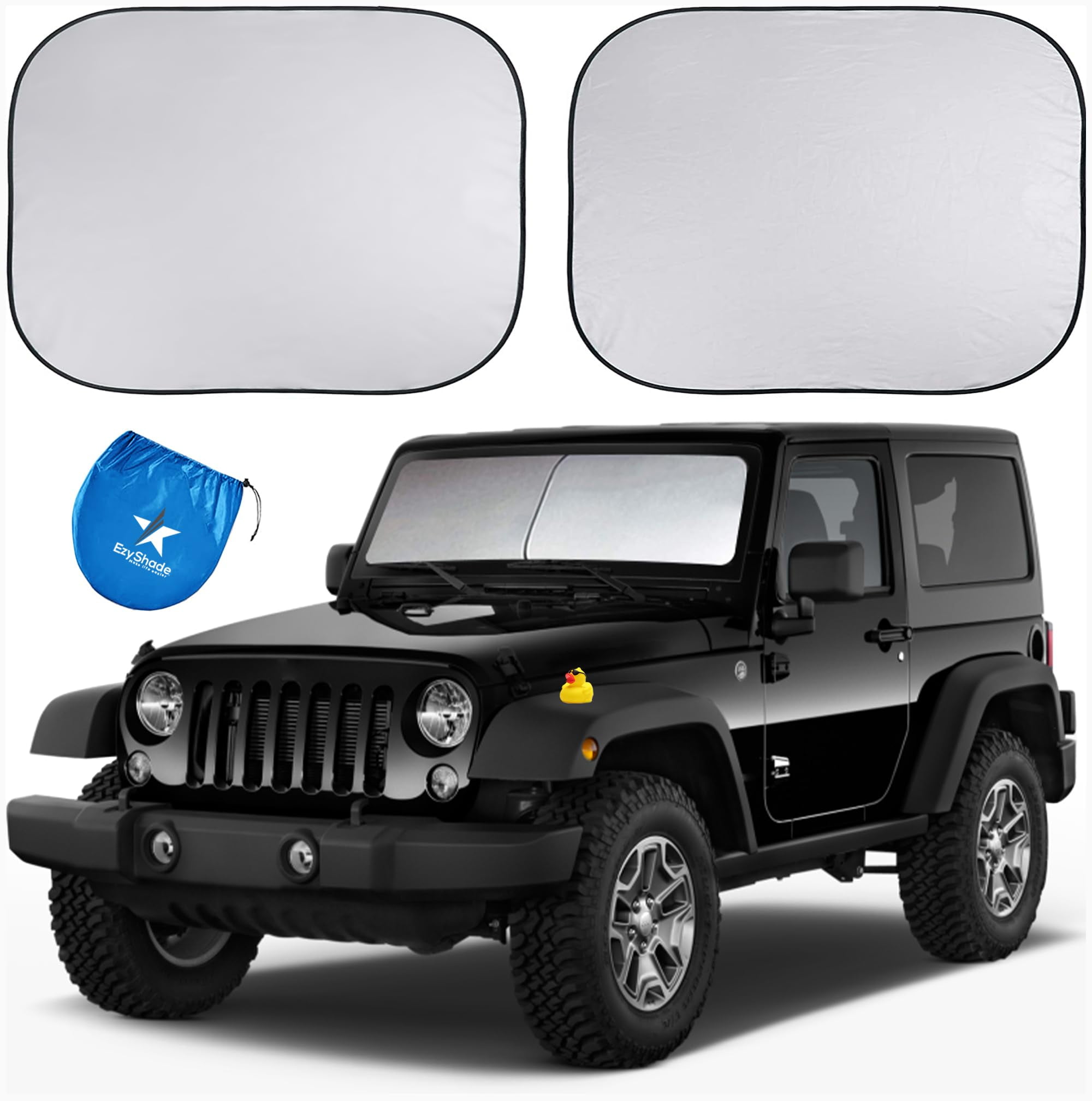 KY Windshield Sun Shade with Shield-X Reflective Technology. See Size ...