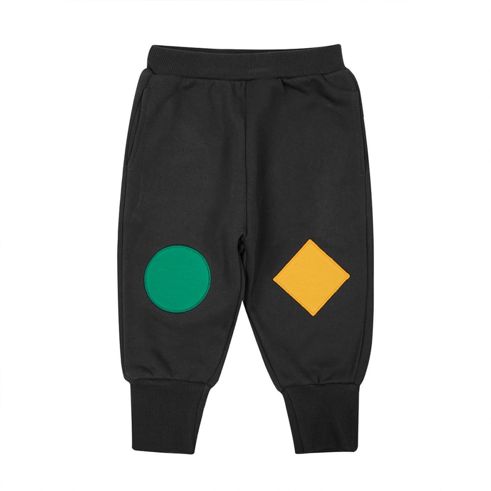 KYAIGUO 1-6T Toddler Baby Boys Girls Fall Winte Padded Jogger Sweat Pants Kids Thickened ...