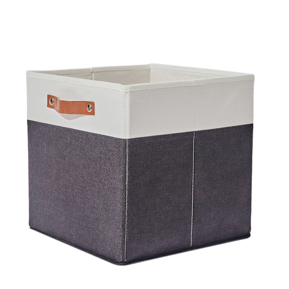 KYAIGUO 13x13x13inch Storage Bins Foldable Storage Baskets Wider ...