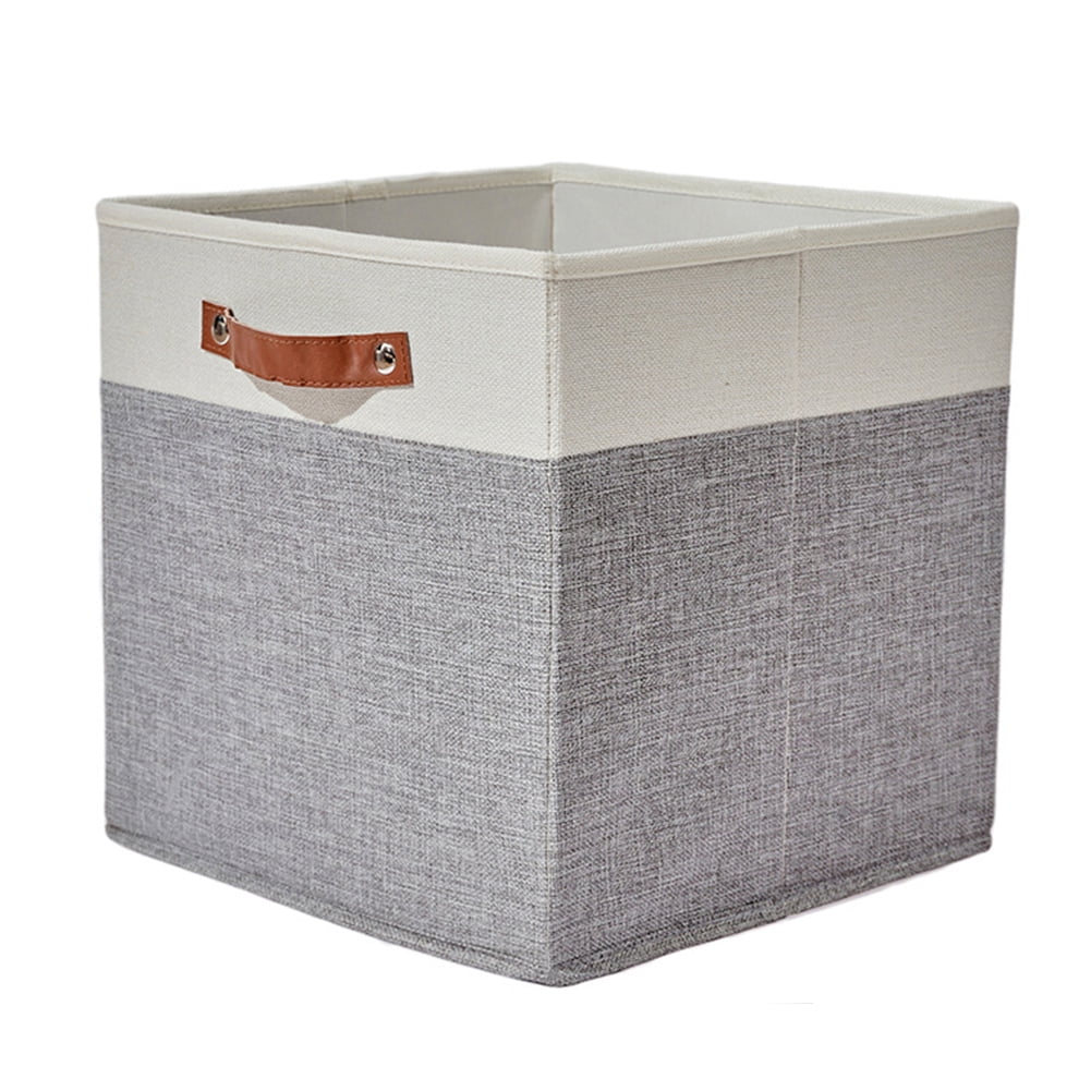 KYAIGUO 13x13x13inch Storage Bins Foldable Storage Baskets Wider ...