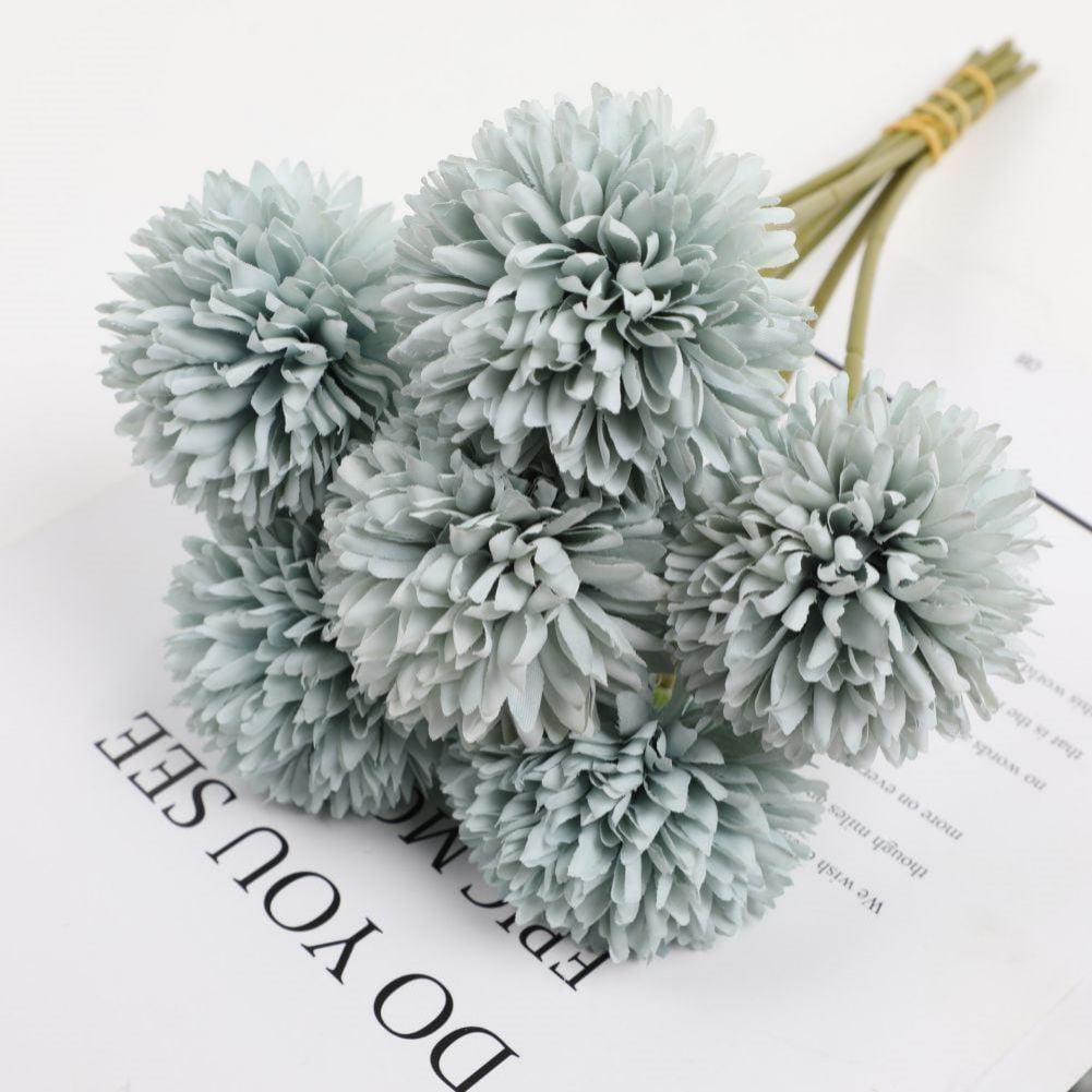 KYAIGUO 11.4inch Artificial Dandelion Flowers 18PCS Fake Dandelion ...