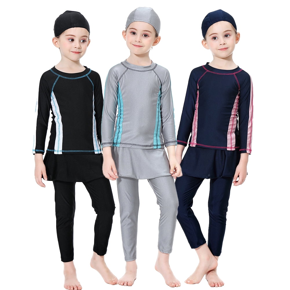KYAIGUO 2-14T Kids Toddler Girls Rash Guard Swimsuits Set Baby UPF50 ...