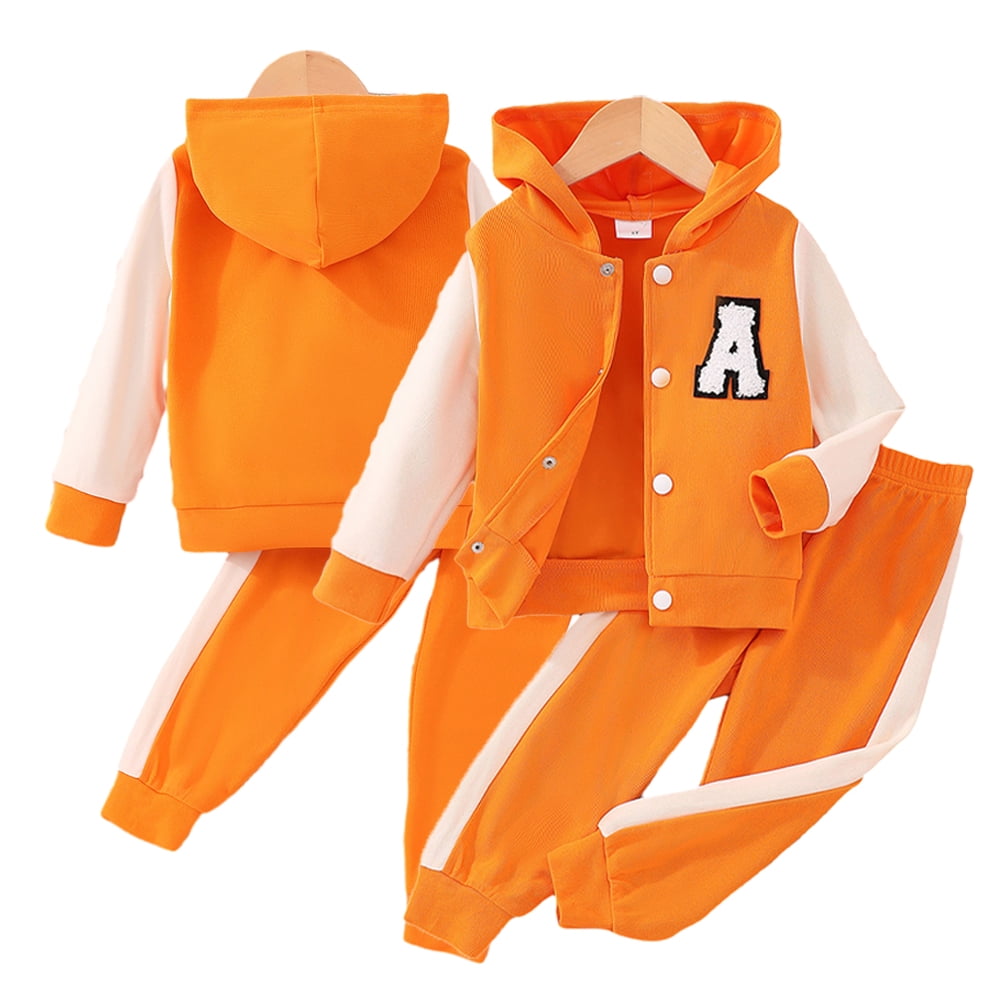 KYAIGUO 2PCS Girls Boys Tracksuit Outfits Clothes 2 T-8 T Long Sleeve ...