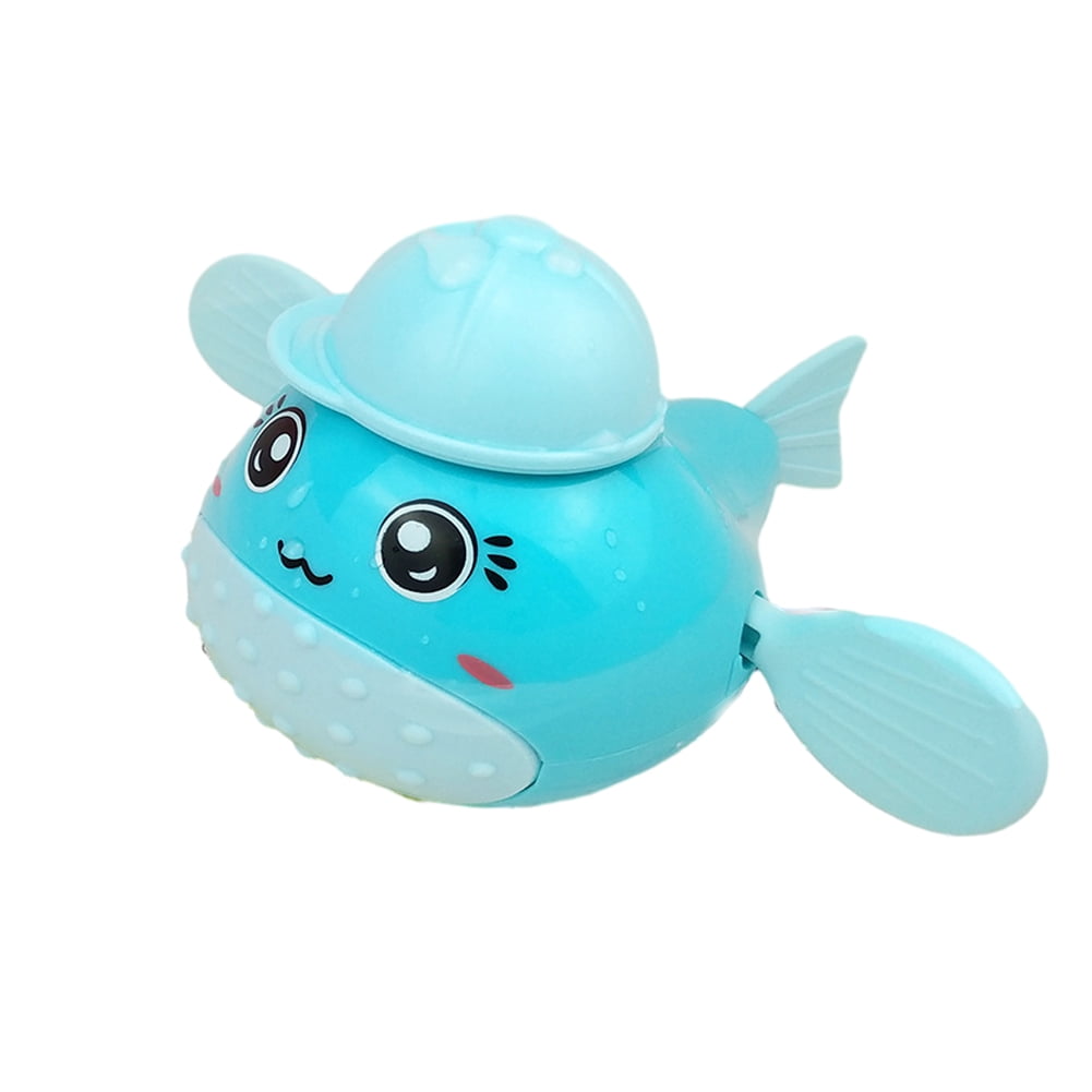 KYAIGUO 2PCS Toddler Baby Bath Toys Little Pufferfish Bathtub Water ...