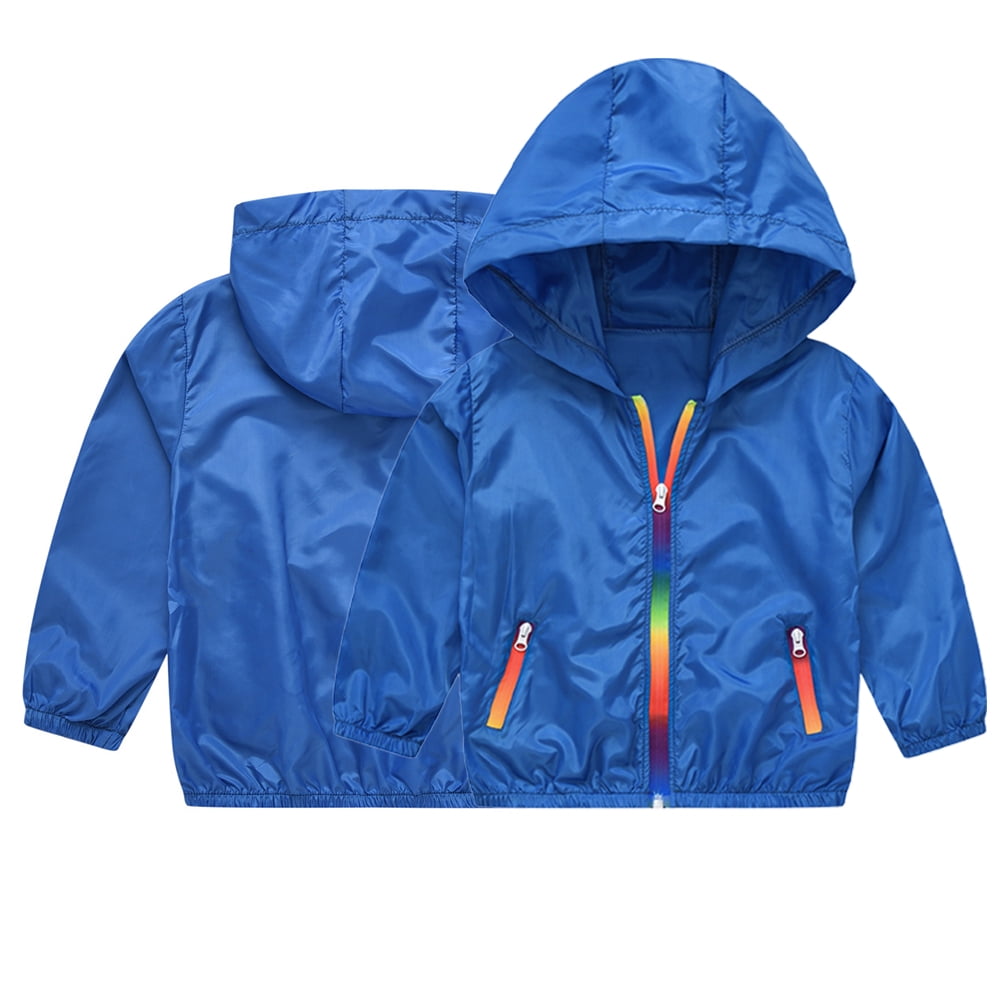 KYAIGUO 4-12Y Kids Boys Summer Sunscreen Coats Outwears Toddler Girls ...