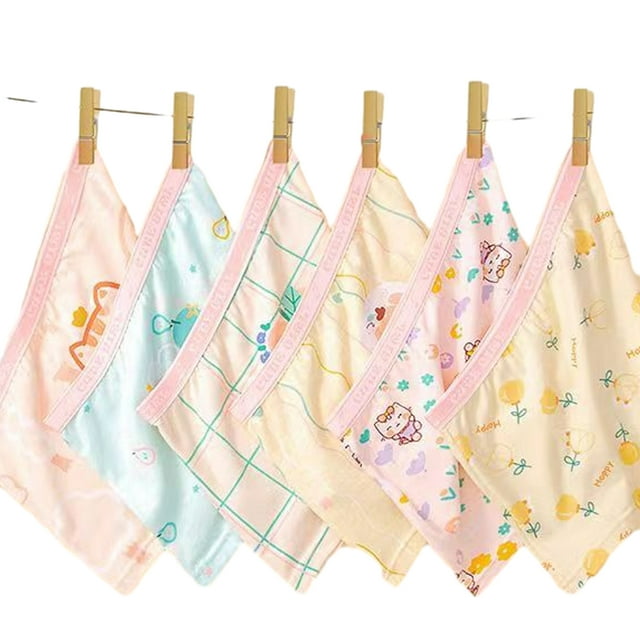 KYAIGUO 4 PCS Girls' Underwear Breathable Cotton Boxer Briefs Panties ...