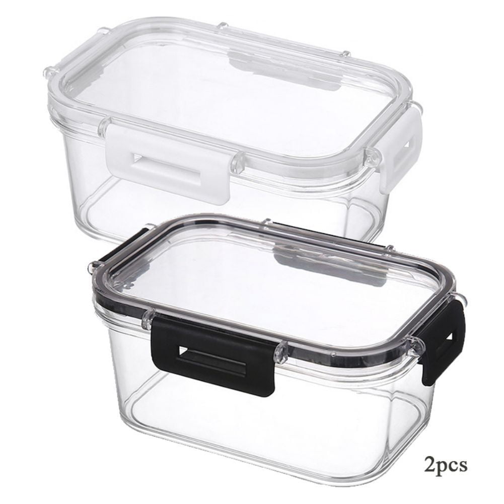 KYAIGUO 5.9x2.6x3.2inch Transparent Food Storage Containers Portable ...
