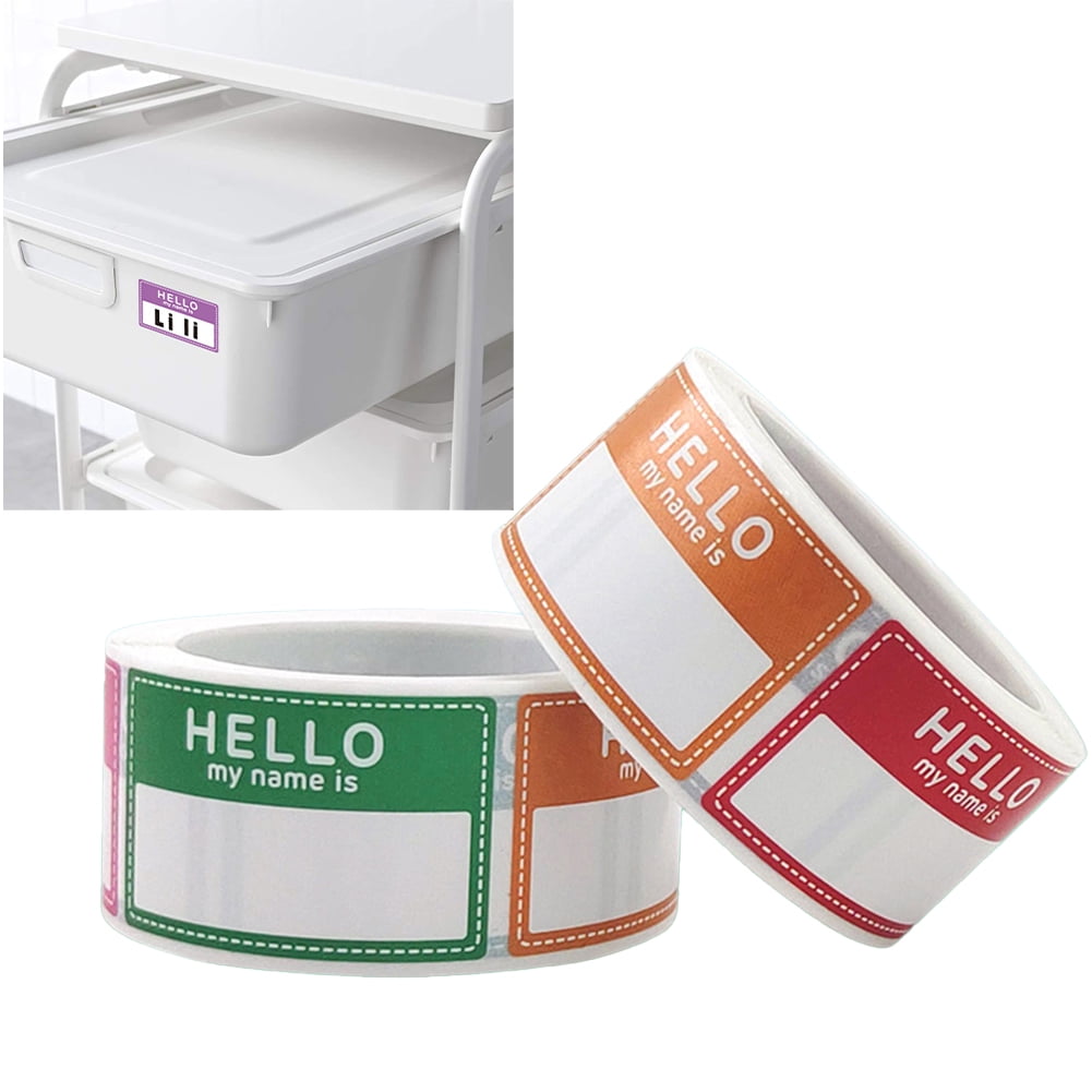 KYAIGUO 5 PCS Sticker Paper Color Moving Labels Easy Peel and Stick ...