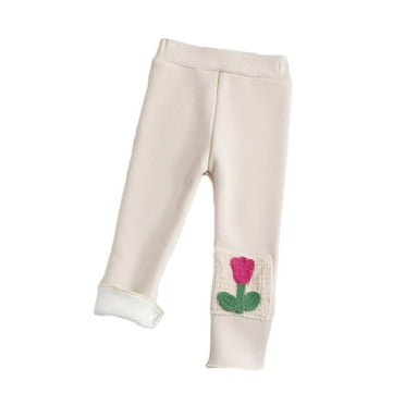 Touched by Nature Baby, Toddler, Big Kids and Youth Girl Organic Cotton Leggings 4pk, Solid Pink ...
