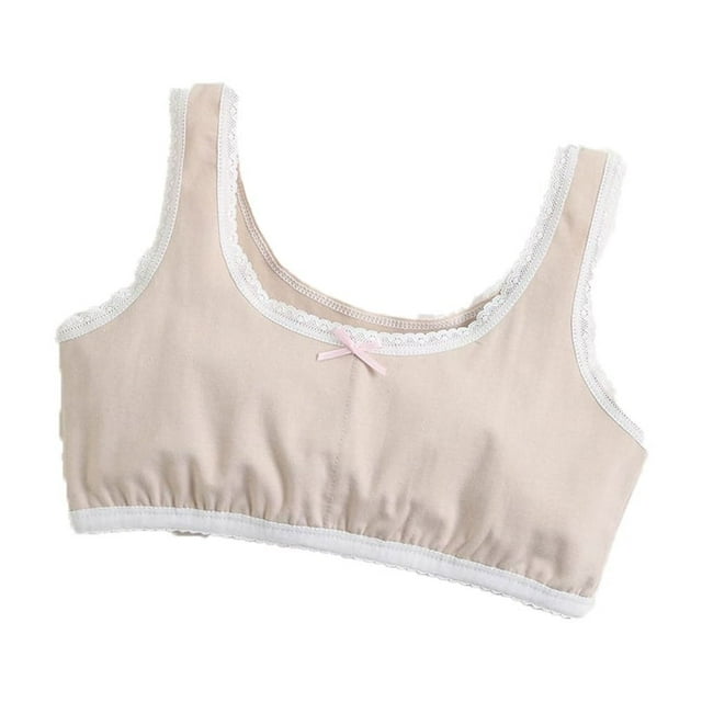 KYAIGUO 7-12Y Girls Spaghetti Strap Bralette Bra Teens Casual ...