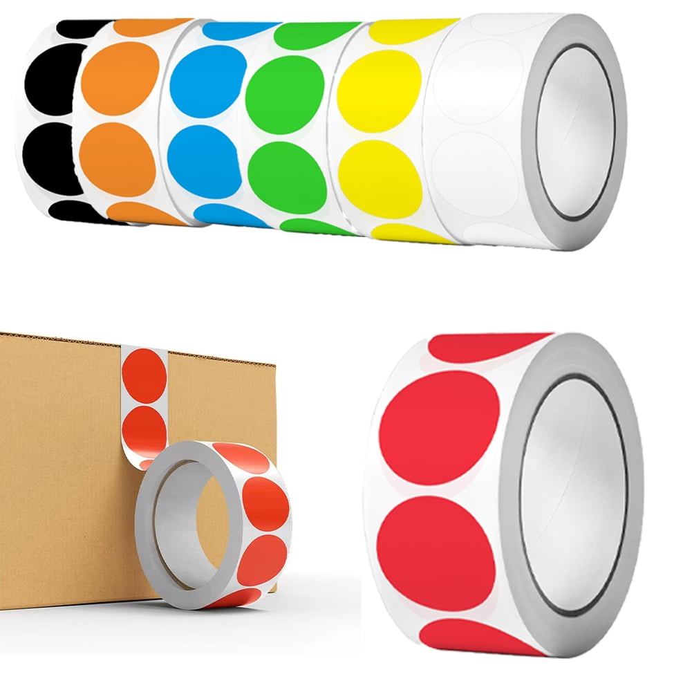 KYAIGUO 7 PCS Sticker Paper Color Moving Labels String Easy Peel and ...