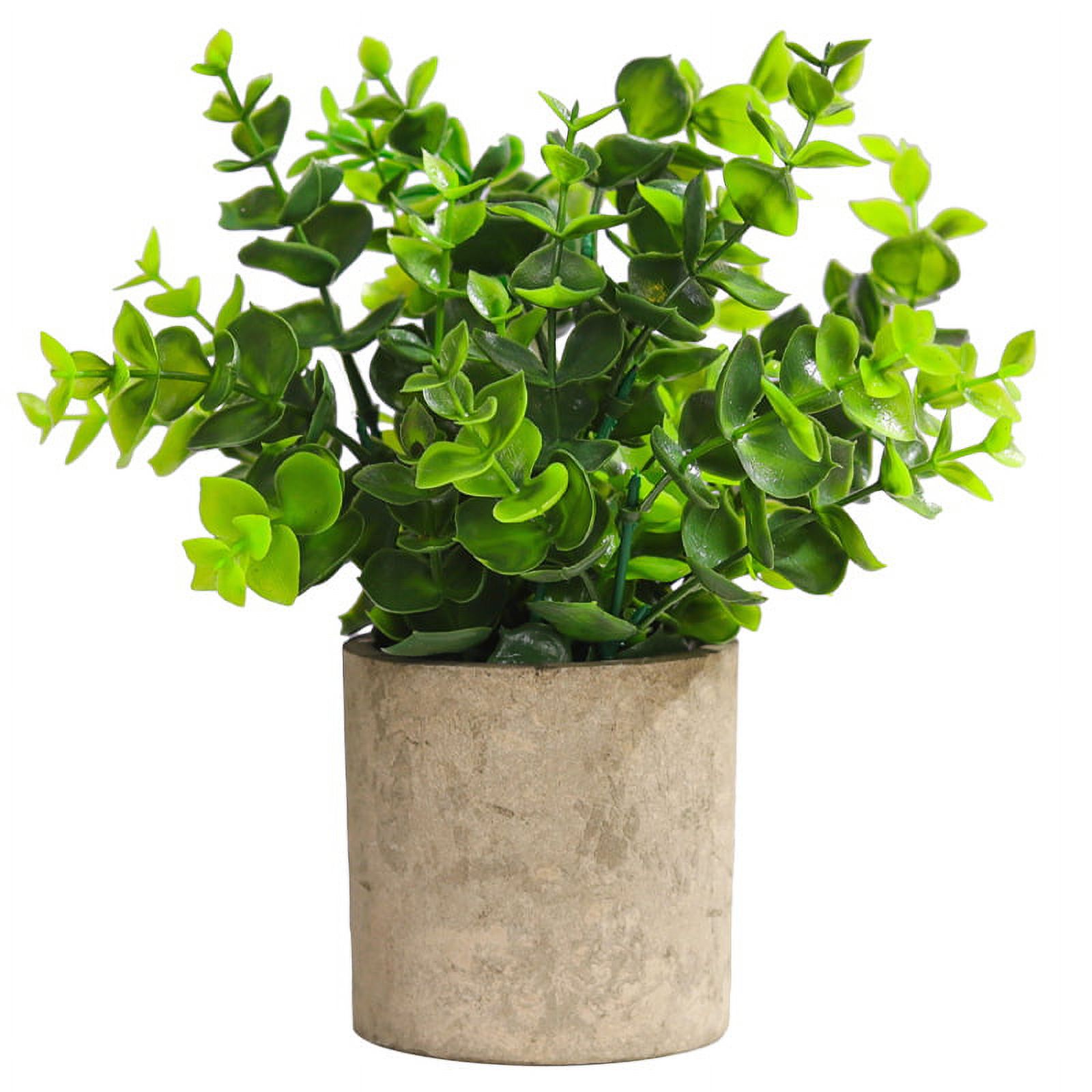 KYAIGUO 8.3X2.9inch Simulation Green Plant Pot, Home Desktop Simulation ...