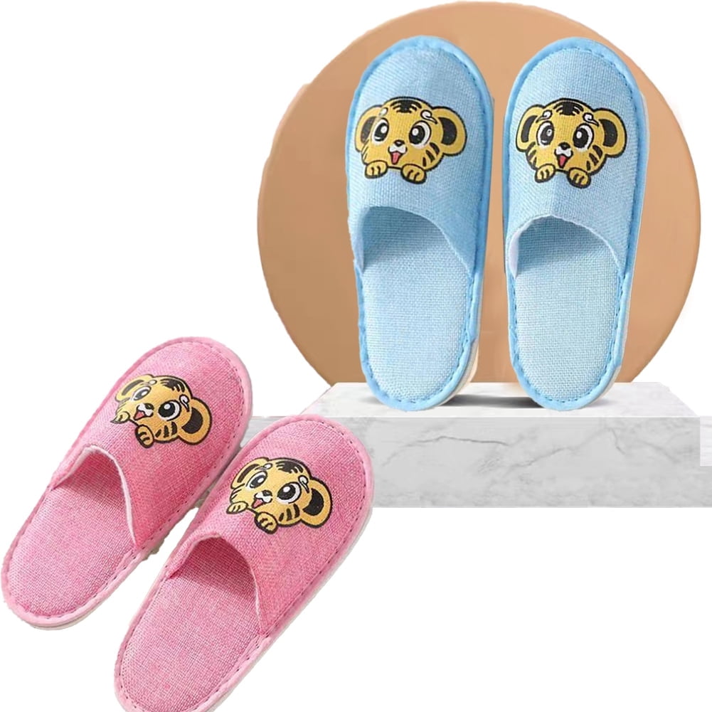 KYAIGUO 8 Pairs of Disposable Household Slippers for Guests Bulk Pack ...