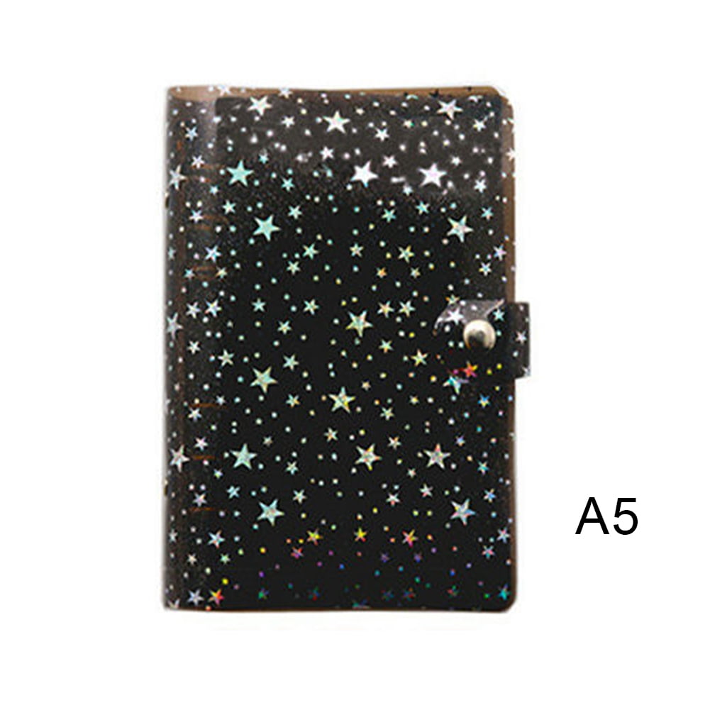 KYAIGUO A5 Binder Refillable Notebook Shell Clear Soft Pvc A5 6 Ring ...