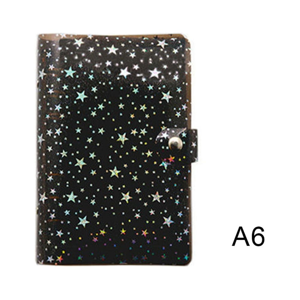 KYAIGUO A6 Binder Refillable Notebook Shell Clear Soft Pvc A6 6 Ring ...