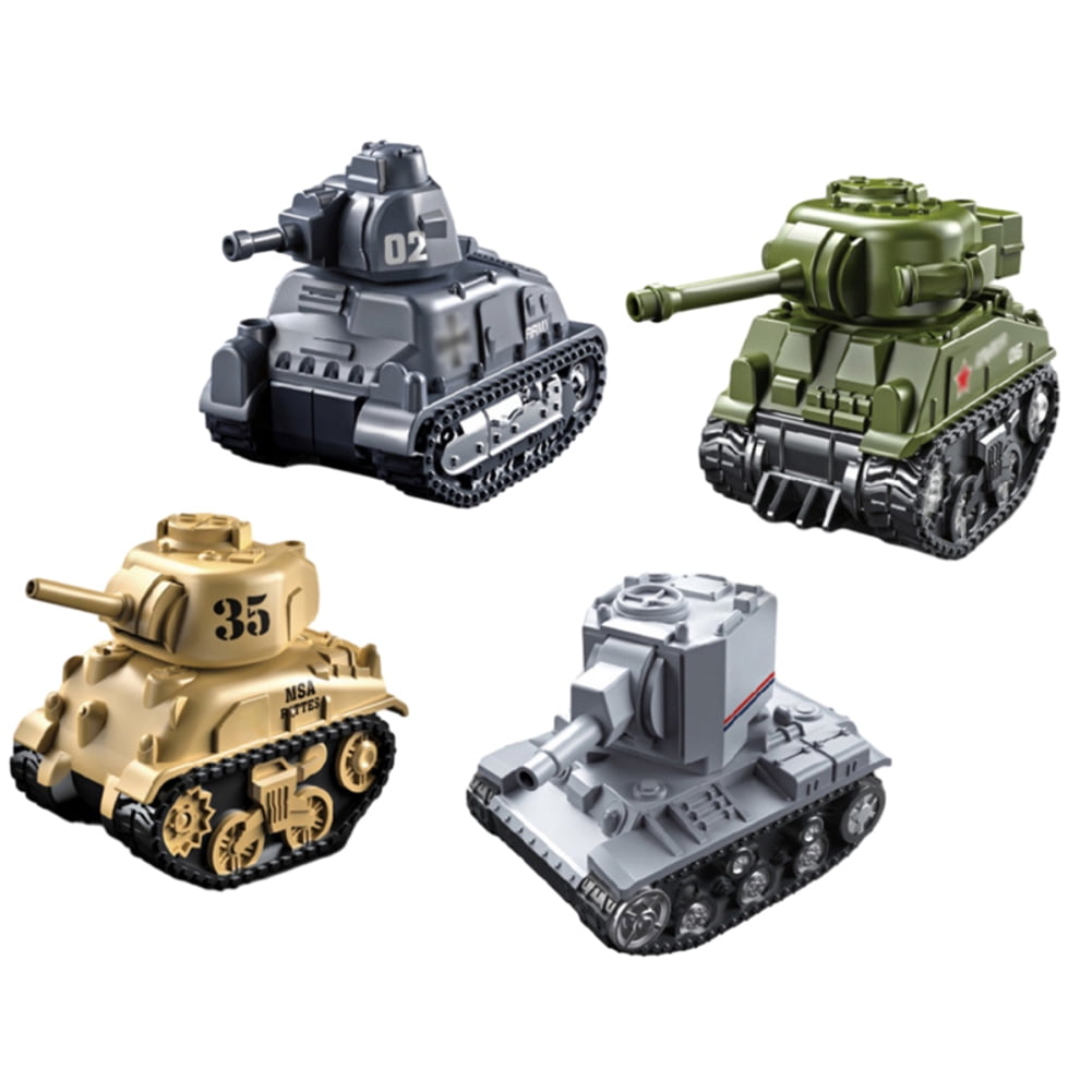 KYAIGUO Baby Car Toy Toddler Die Casting Car 4 PCS Kids Army Toy Car ...