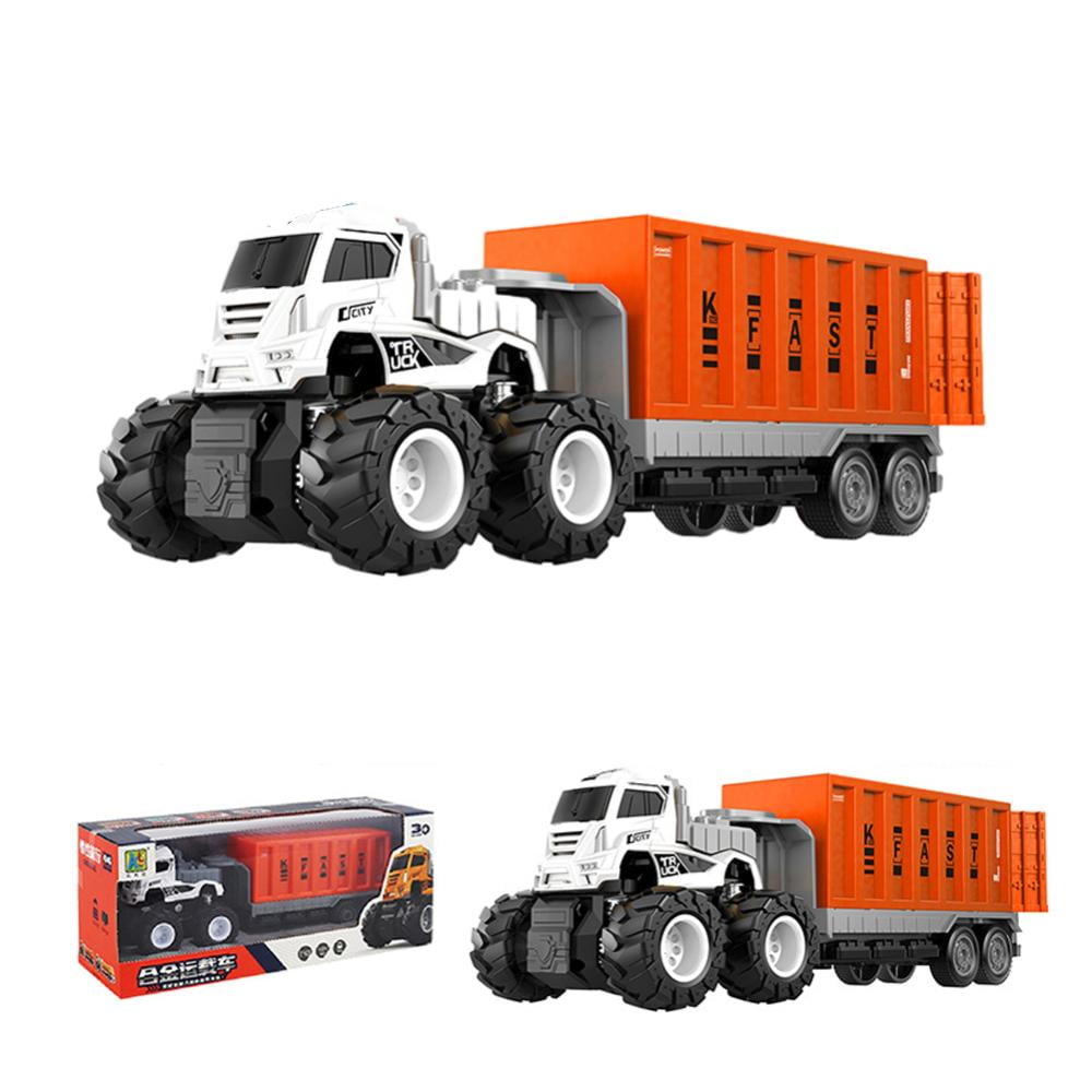 KYAIGUO Baby Unloading Truck Toys Friction Power Large Construction ...