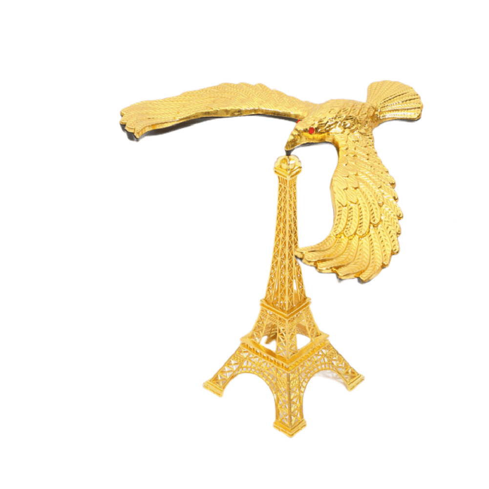 KYAIGUO Balanced Eagle Pylon Decoration House Tabletop Ornament Metal ...