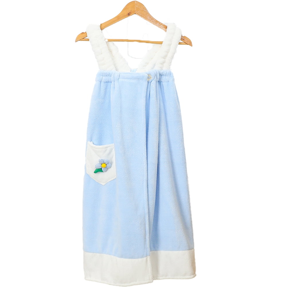 KYAIGUO Bathrobe for Women Embroidered Floral Bathrobe Robe with ...