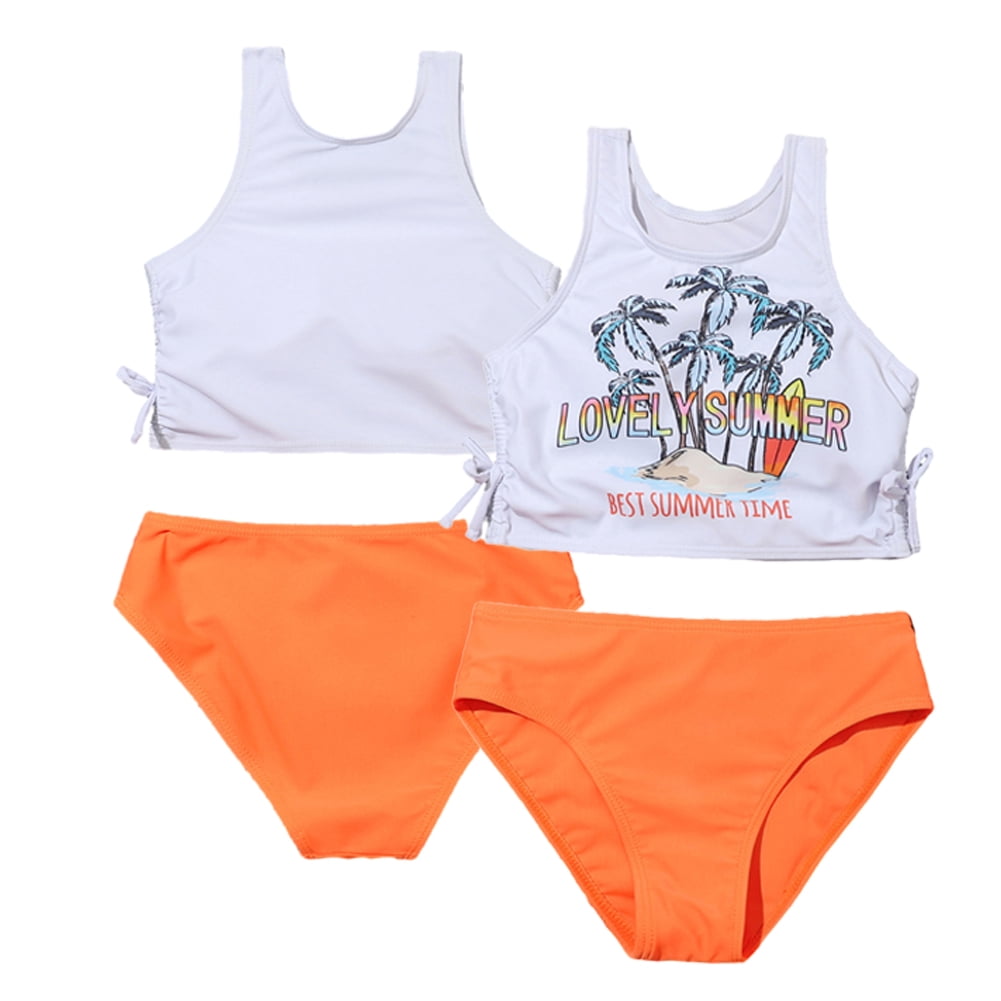KYAIGUO Family Matching Swimsuits Two Pieces Tankini with Shorts ...
