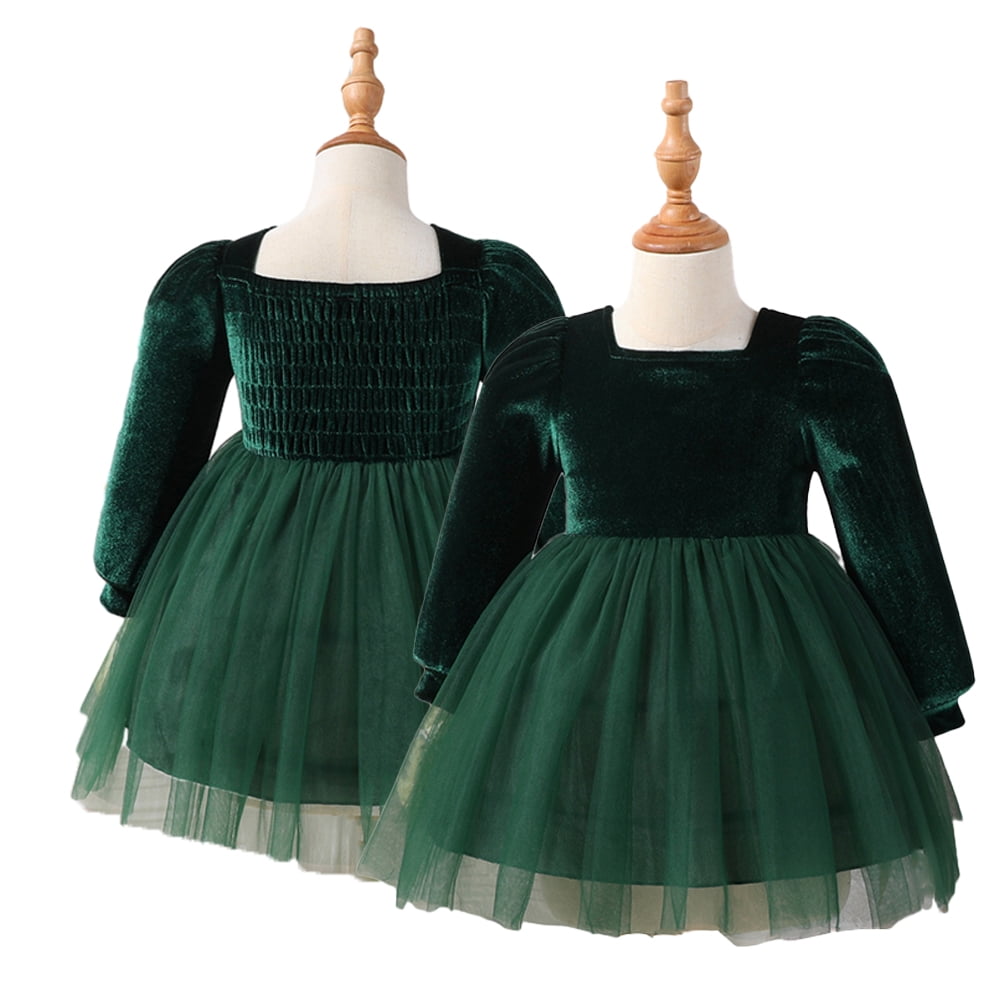 KYAIGUO Infant Girls Spring Fall Princess Dress for Toddle Baby Dress ...