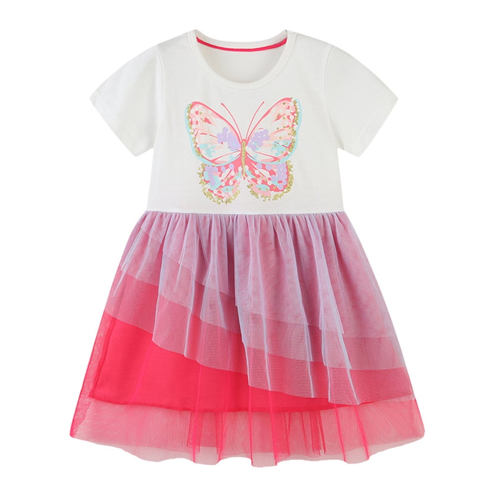 KYAIGUO Infant Toddler Baby Girl Short Dress Spring Summer Clothes ...