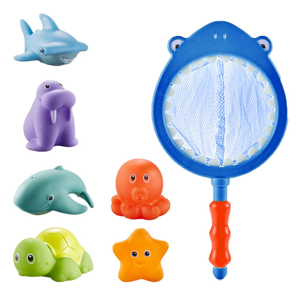 KYAIGUO Kids Bath Toys Baby Bath Fishing Game Swimming Pool Bathtub Toy ...