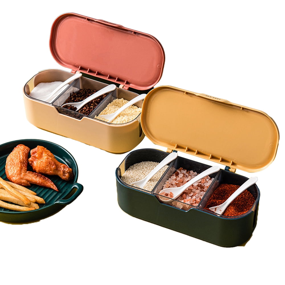 KYAIGUO Kitchen Seasoning Jar Spice Jar Storage Box Seasoning Seasoning ...