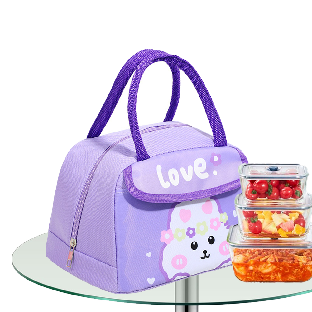 KYAIGUO Ladies Lunch Bag Insulated Lunch Box Reusable Lunch Tote Cute ...