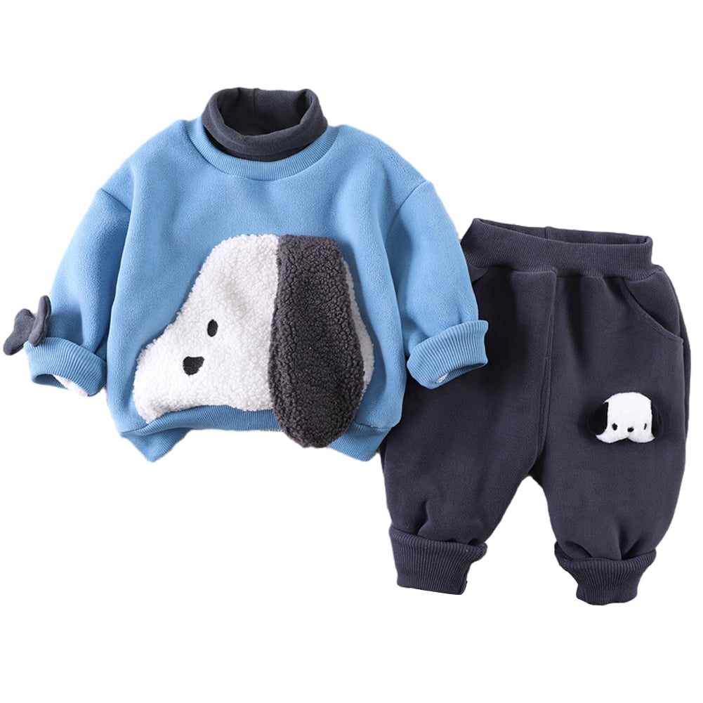 KYAIGUO Little Boys Girls Fall Winte Pajama Pj 2PCS Set Toddler Newborn Boys Girls Jammies Set ...