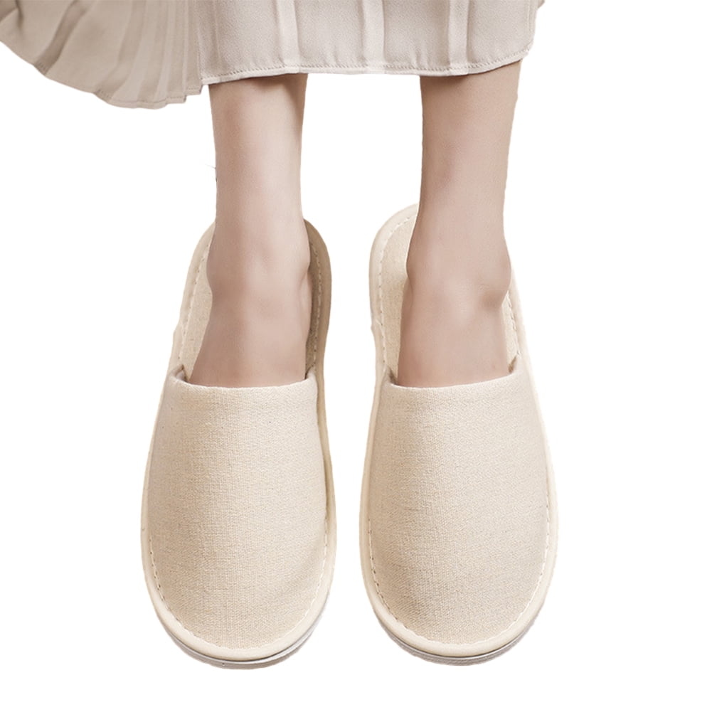 KYAIGUO Non-slip Disposable Slippers 8 Pairs Wear-Resistant Closed Toe ...