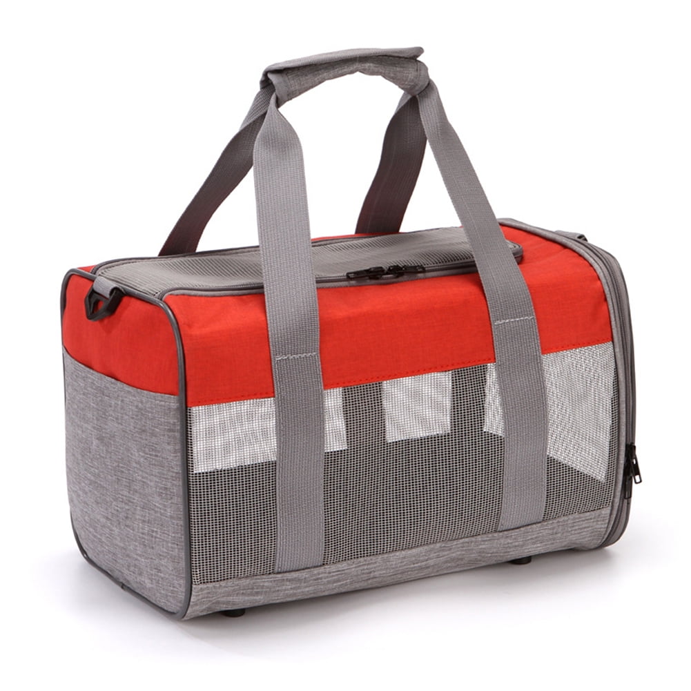 KYAIGUO Pet Carrier Dog Carrier Cat Kennel Airline Approved Soft Sided ...