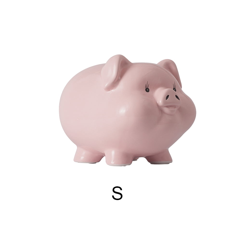 KYAIGUO Piggy Bank,Ceramic Piggy Banks for Kids Perfect Sized Cute Coin ...