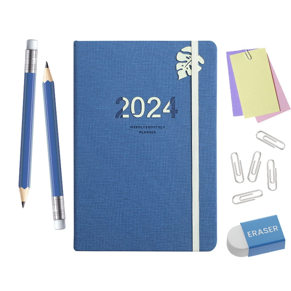 KYAIGUO a5 2023-2024 Weekly & Monthly Planner with Elastic band Can be ...