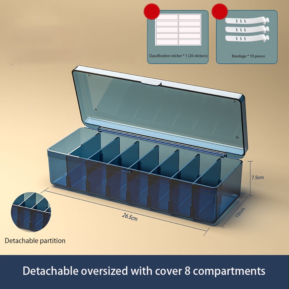 KYAIGUO Small Item Organizer Plastic Storage Box Mini Small Bead ...