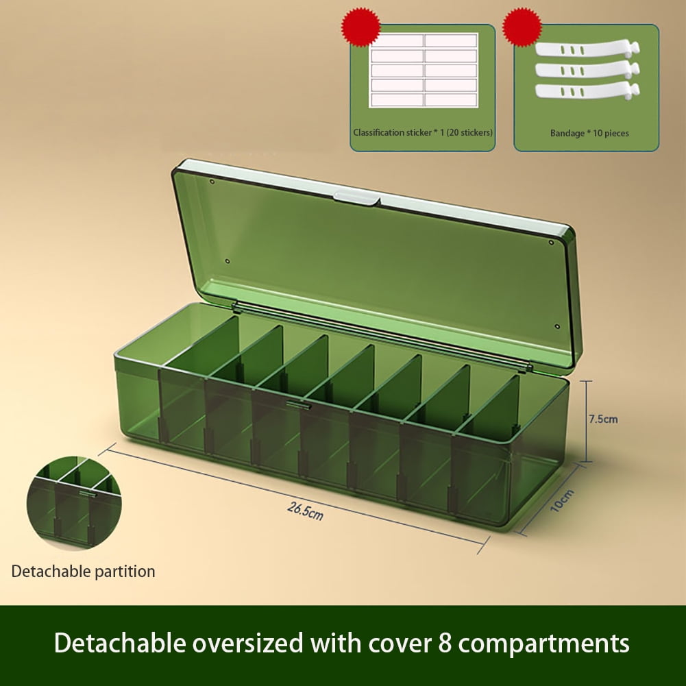 KYAIGUO Small Item Organizer Plastic Storage Box Mini Small Bead ...