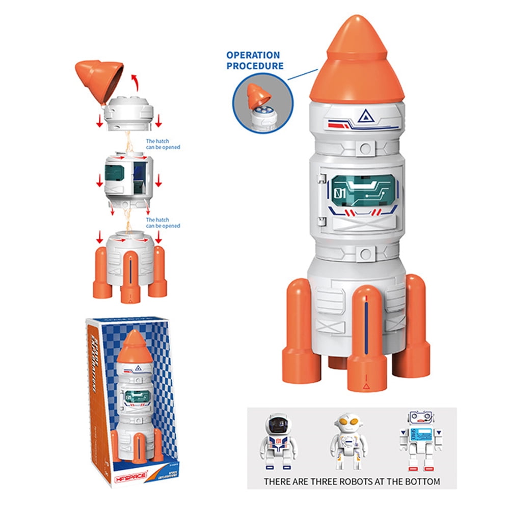KYAIGUO Space Shuttle Rocket Toys Baby Rocket Ship Toys Aerospace Toys ...