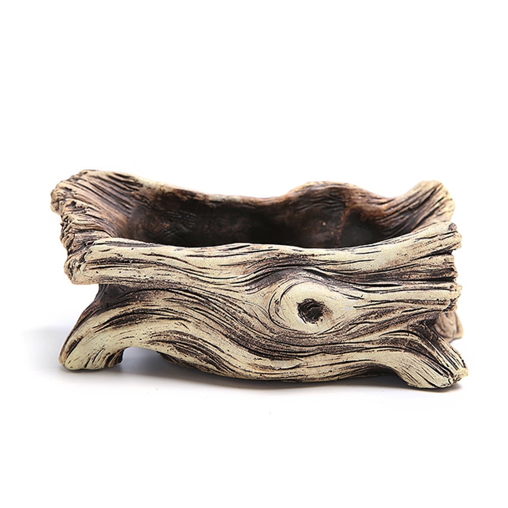 KYAIGUO Succulents Plants Flower Pots Innovation Tree Roots Shape ...