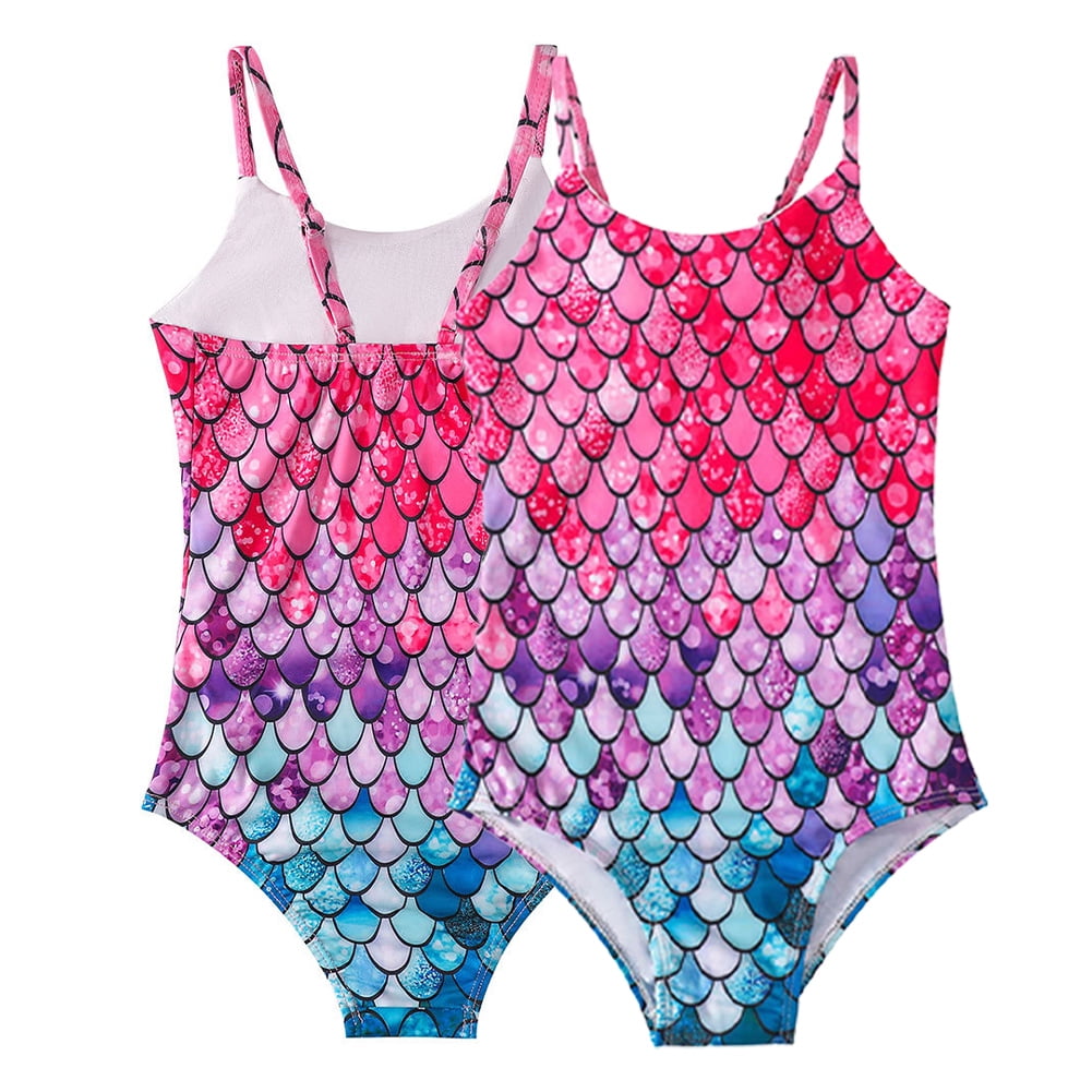 KYAIGUO Teen Kids Girls One Piece Swimsuits Toddler Sport Summer Bikini ...