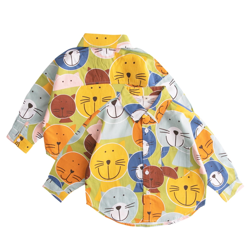 KYAIGUO Toddler Toddler Boys Girls Spring Fall Shirt Jacket Baby Long ...