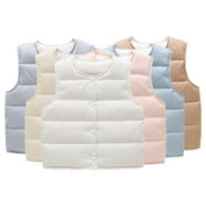 KYAIGUO Kids Toddler Puffer Down Vest for Girls Boys Winter Sleeveless Thicken Outwears Fall ...