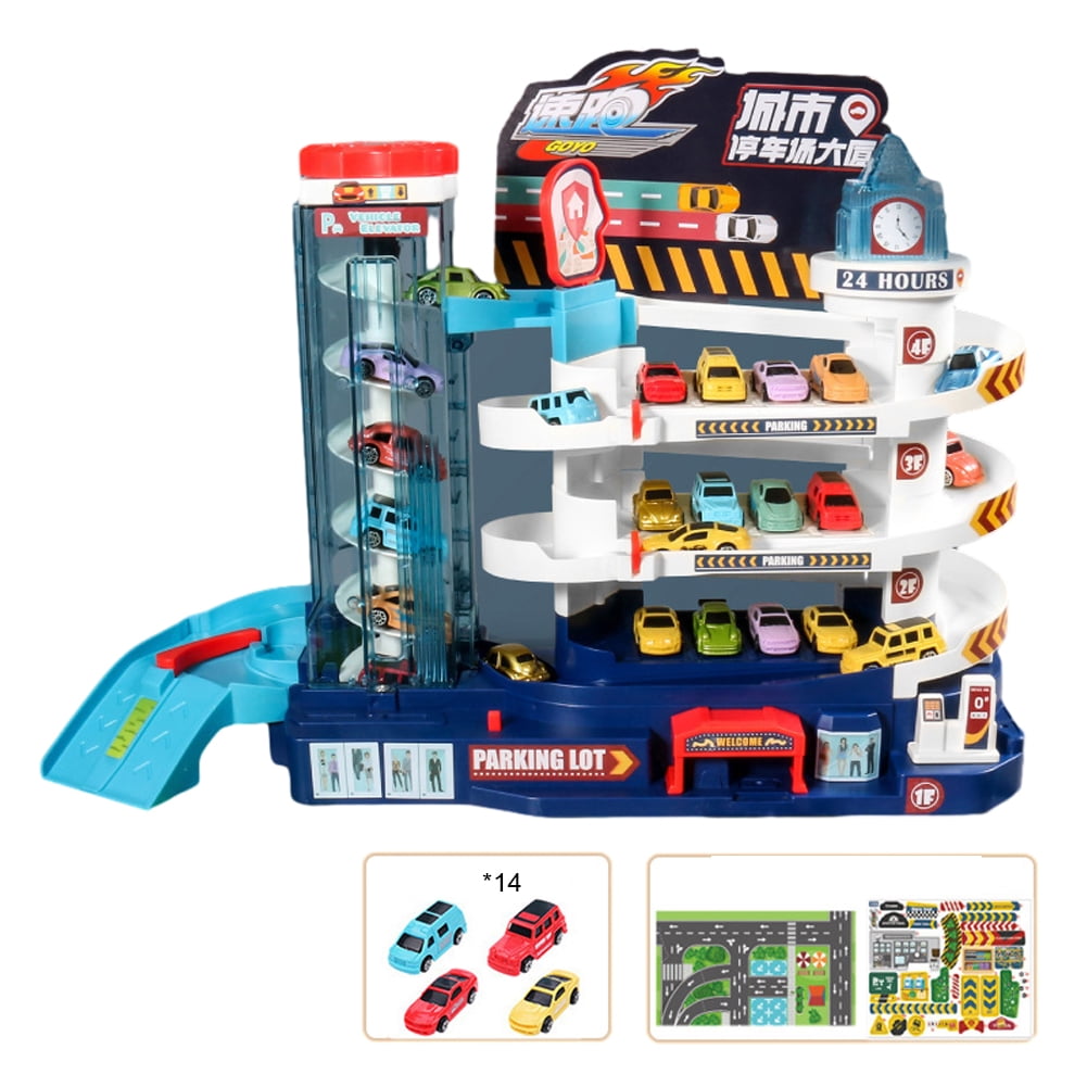 KYAIGUO Toddler Kids Car Race Track Sets for Toddlers Cars Educational ...