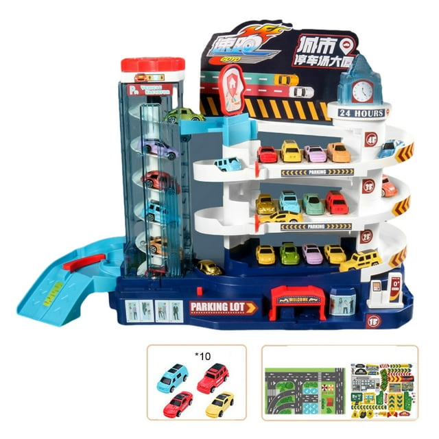 KYAIGUO Toddler Kids Car Race Track Sets for Toddlers Cars Educational ...