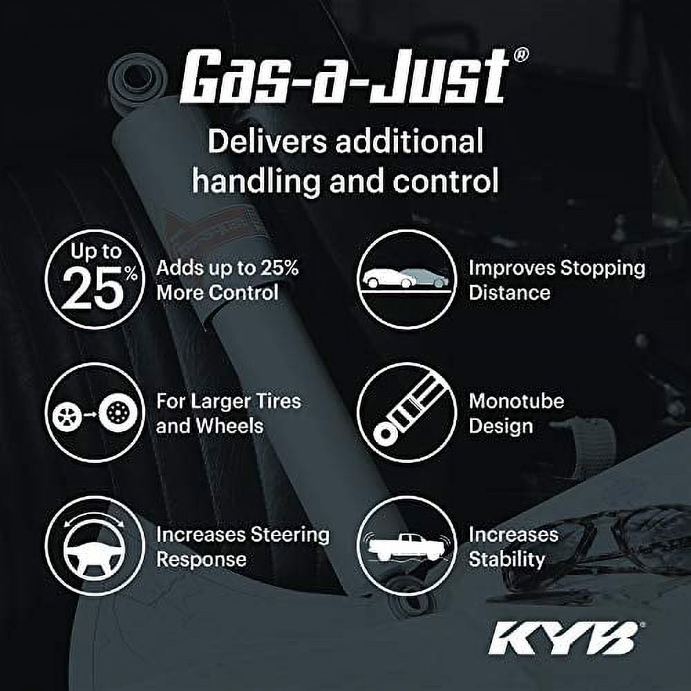 KYB 551600 Gas-a-Just Gas Strut, Silver - Walmart.com