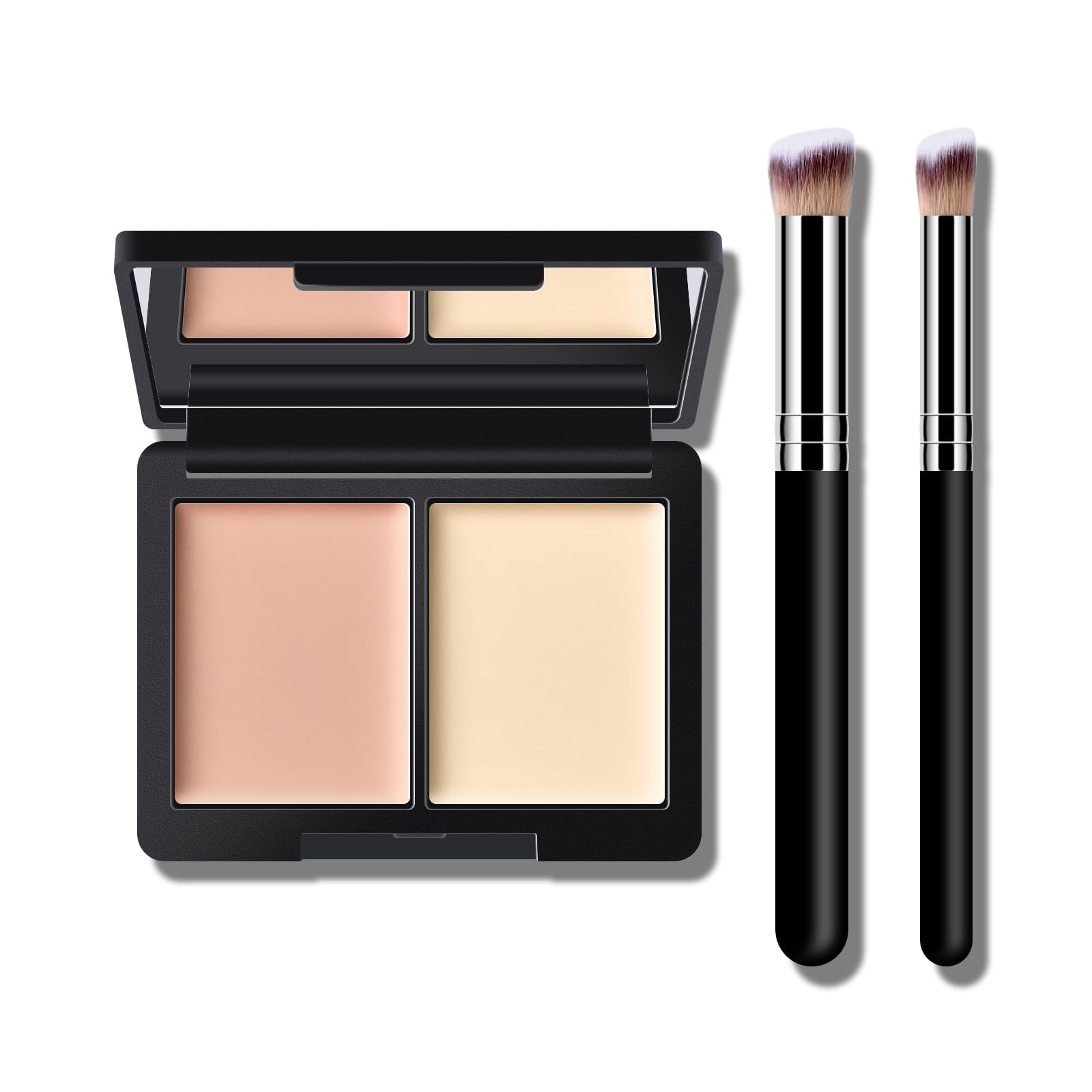 KYDA 2 Colors Face Concealer Palette Kit, Color and Concealer Makeup ...